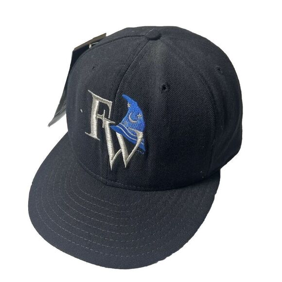 New Era | Accessories | Vintage Fort Waynewizards Hat Cap Usa 7 2 Black ...